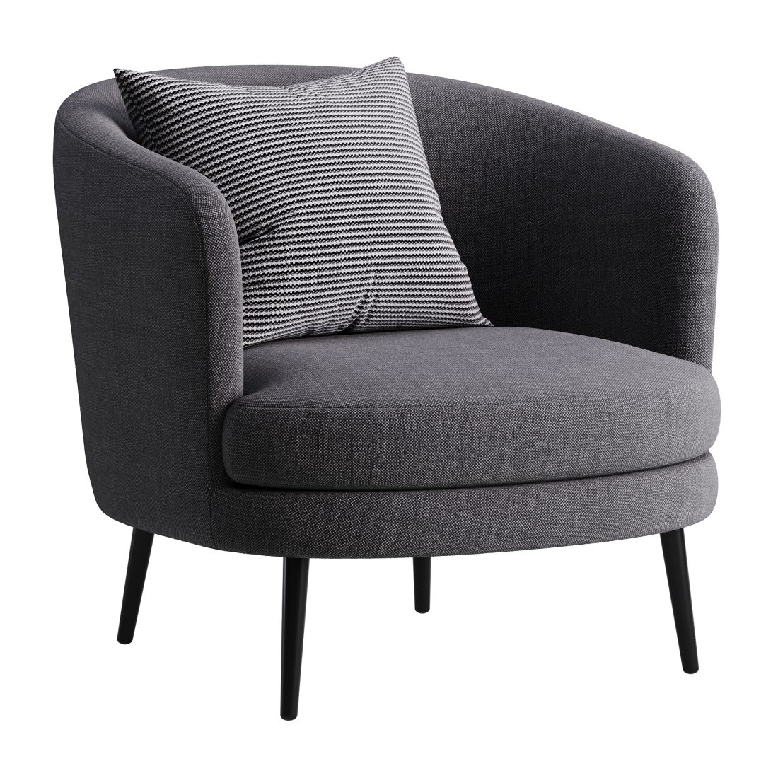 Viv Slipper Chair 3D Model for Corona | CGMood