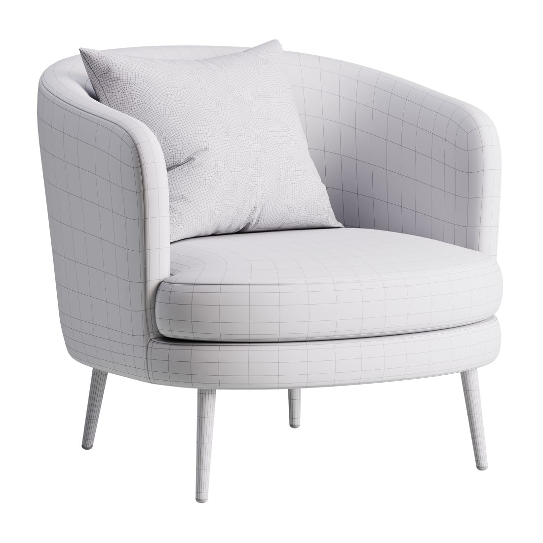 Viv Slipper Chair 3D Model for Corona | CGMood