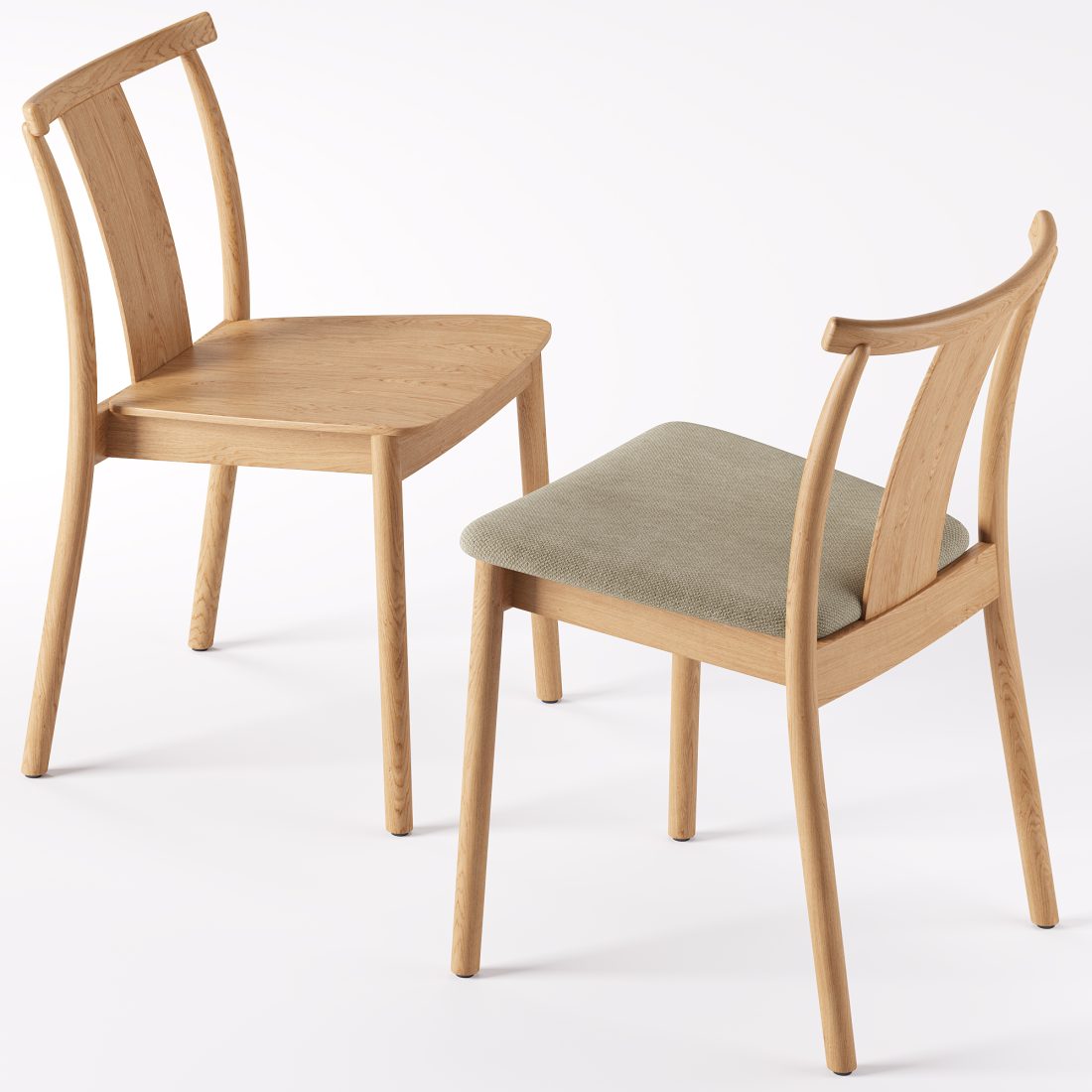 Merkur Dining Chair 3D Model for Corona | CGMood