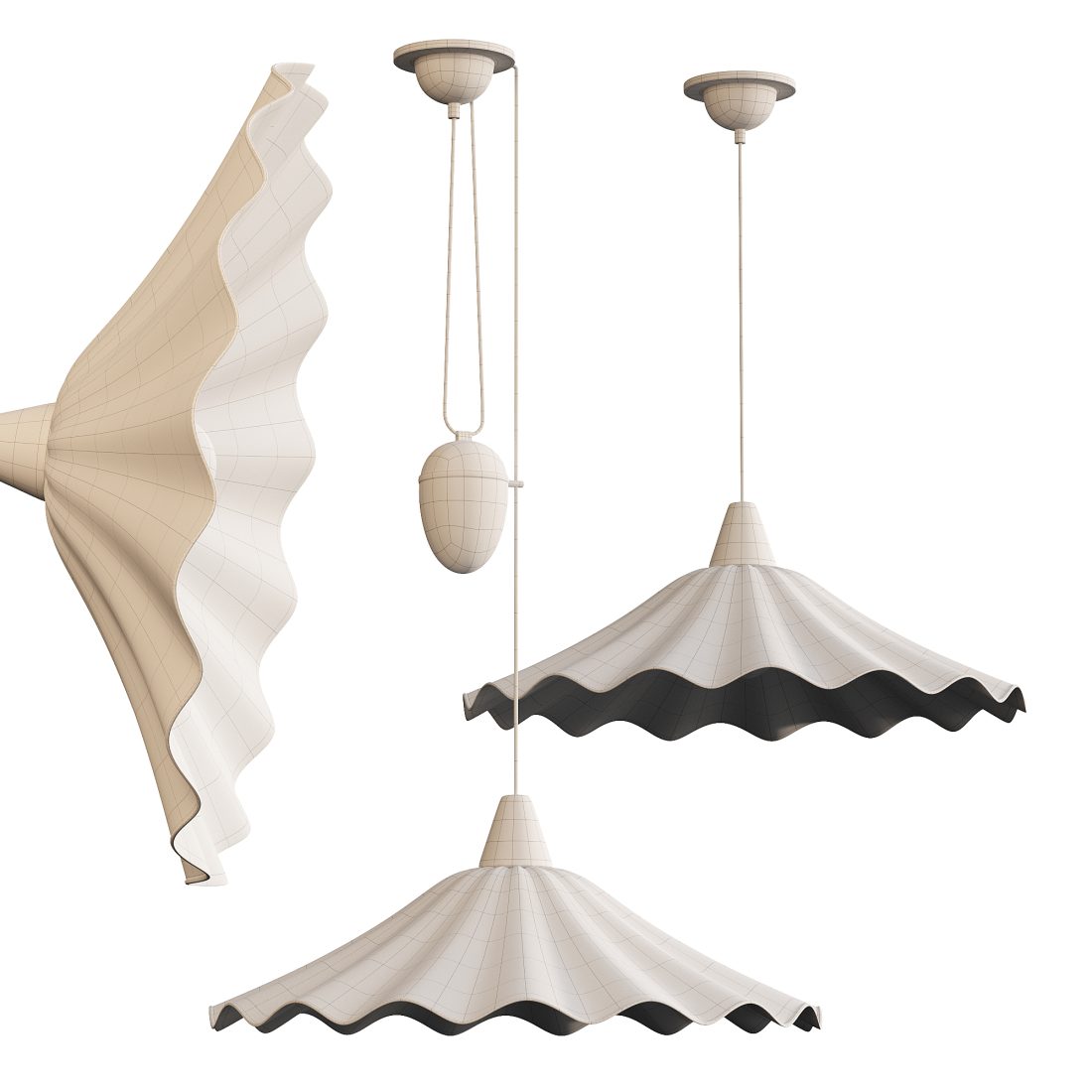 Christie Pendant Light - 3D Model for VRay, Corona