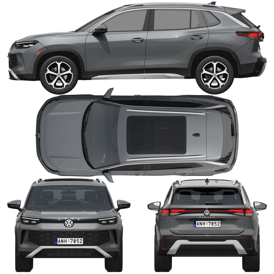 Volkswagen Tiguan 2026 - 3D Model for Corona