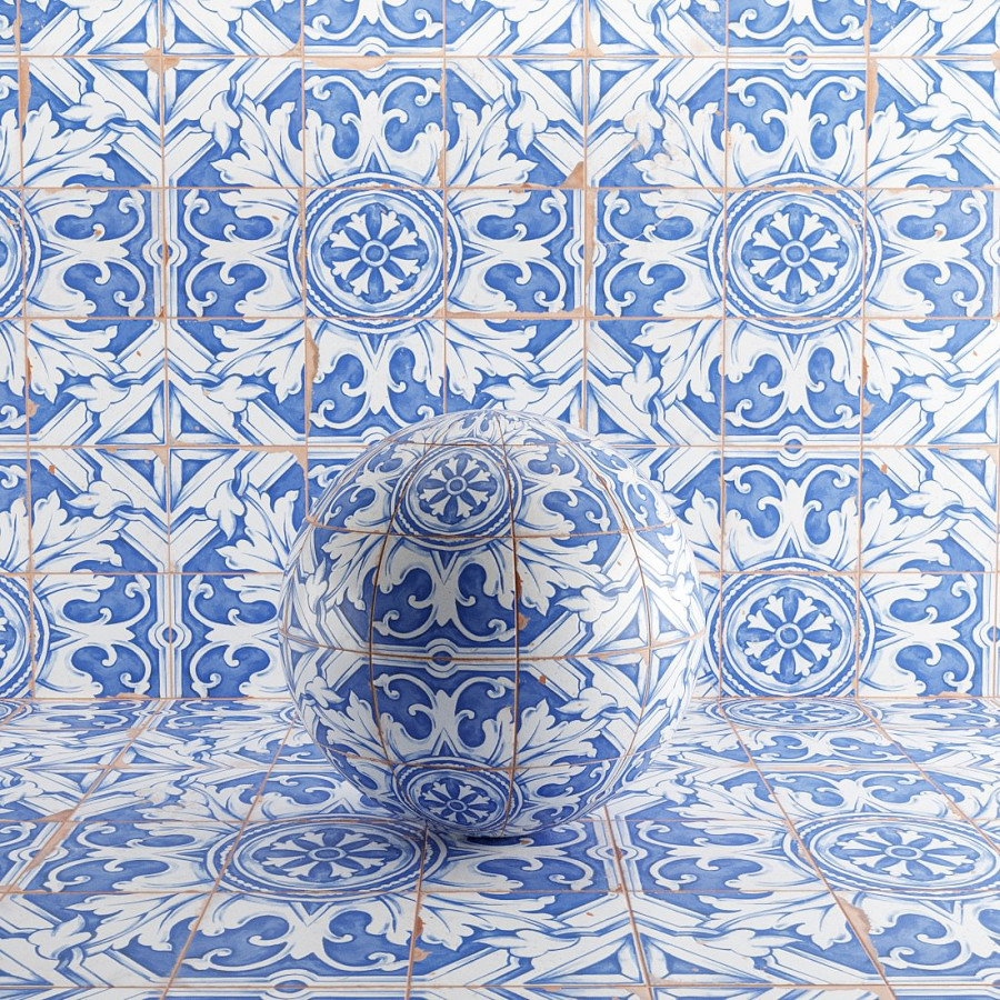 Ceramic Tile Minori37768 Ceramic Tile - 3D Model for VRay, Corona, VRay