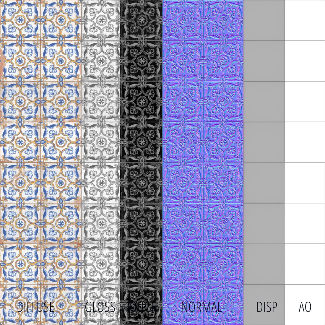 Ceramic Tile Atrani37767 4k Pbr Seamless Texture / PBR Material | CGMood