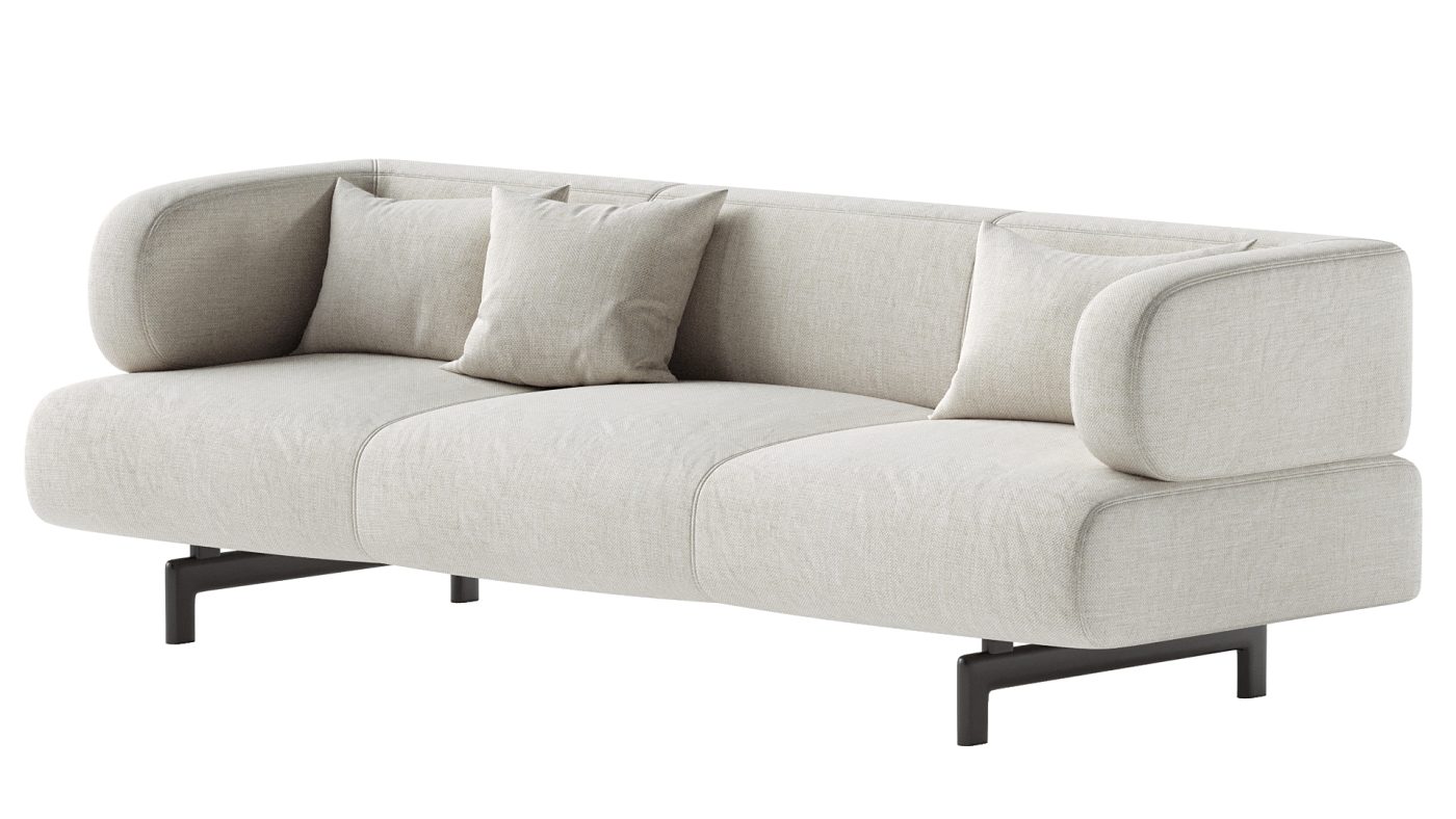 Soren Sofa 3D Model for VRay, Corona | CGMood