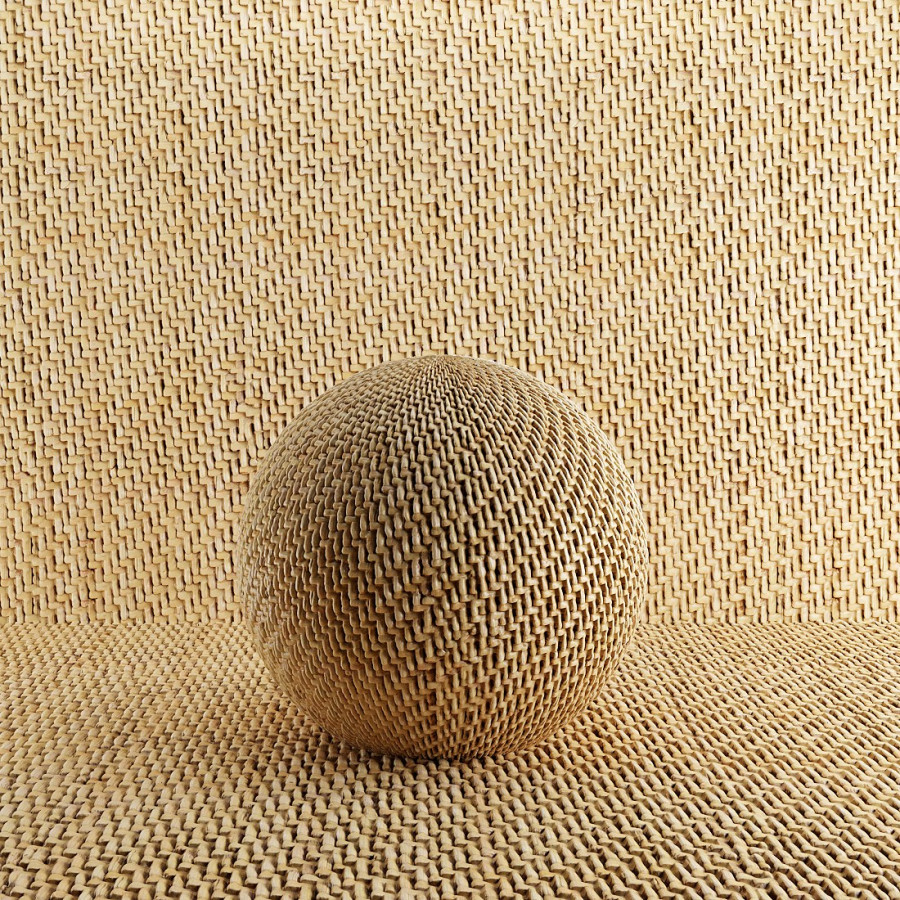 Handmade Rattan M33 4k Pbr Seamless Material Texture / PBR Material ...