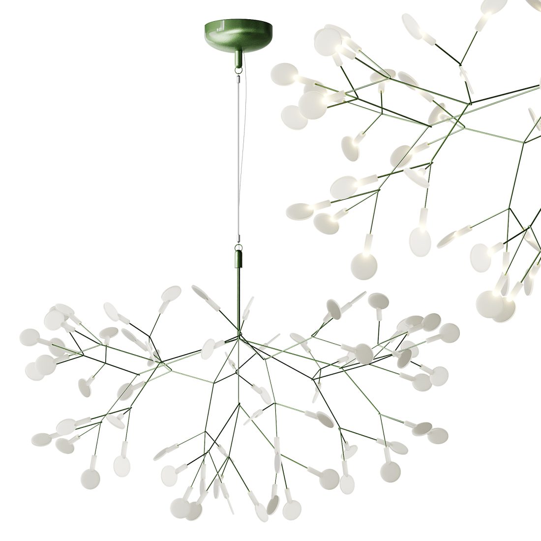 Heracleum Iii Suspended Suspension Light 3D Model for Corona | CGMood