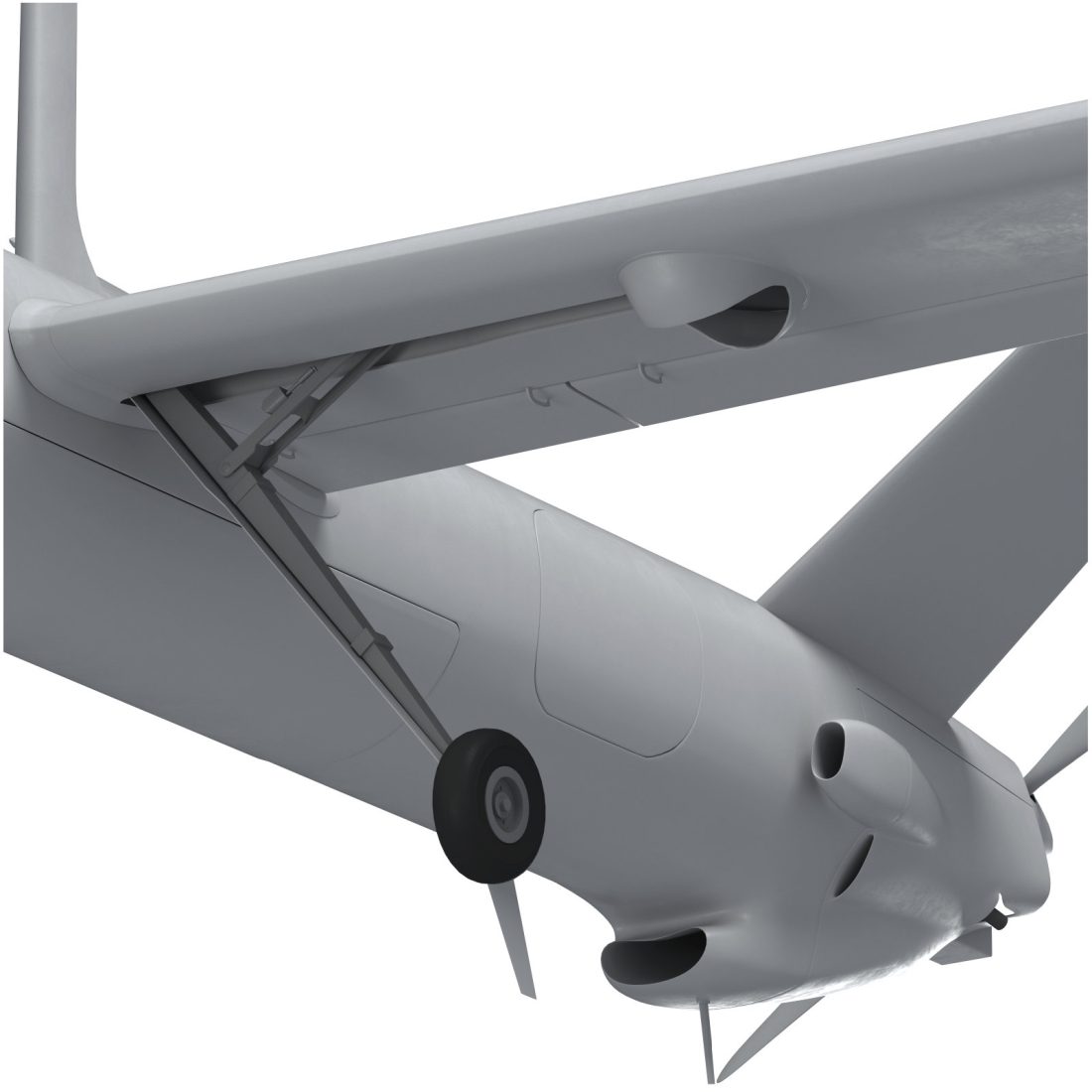 Elbit Hermes 900 Uav Israel Military Drone - 3D Model for VRay, Corona