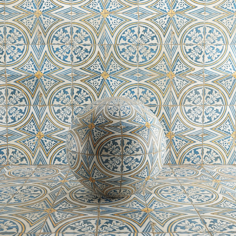 Ceramic Tile Fs138085 4k Pbr Seamless - 3D Model for VRay, Corona, VRay