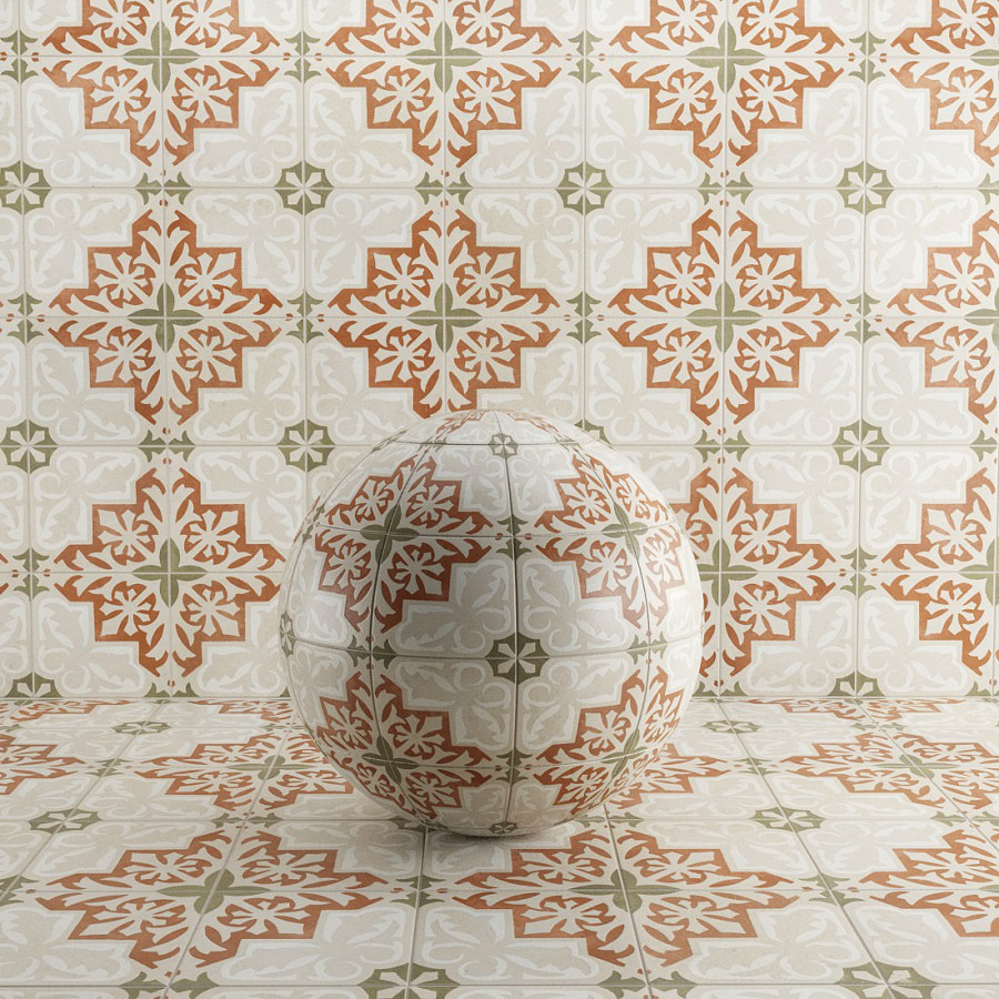 Ceramic Tile PB39480 4k Pbr Seamless - 3D Model for VRay, Corona, VRay