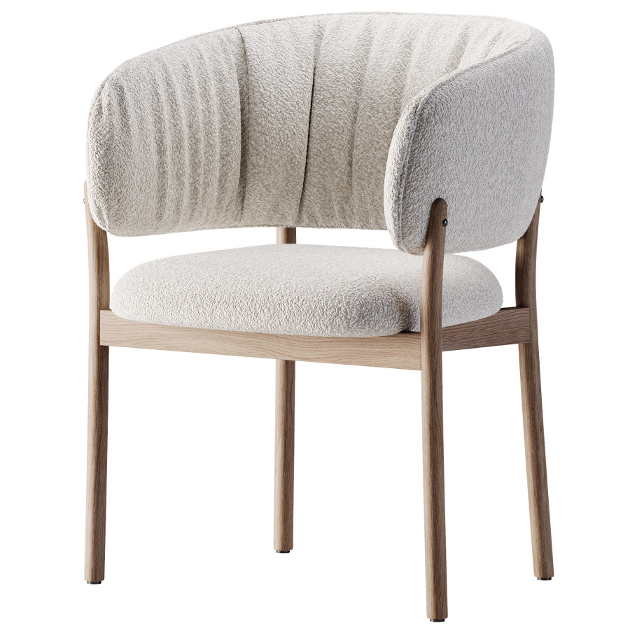 Rc Wood Soft Chair 3D Model for Corona | CGMood
