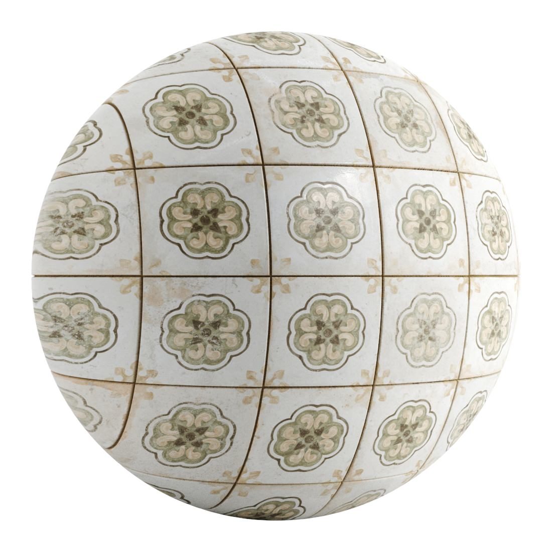 Ceramic Tile PF38644 4k Pbr Seamless - 3D Model for VRay, Corona, VRay