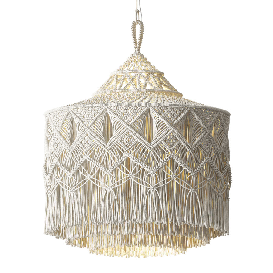 Macrame Pendand Light 3D Model for VRay, Corona | CGMood