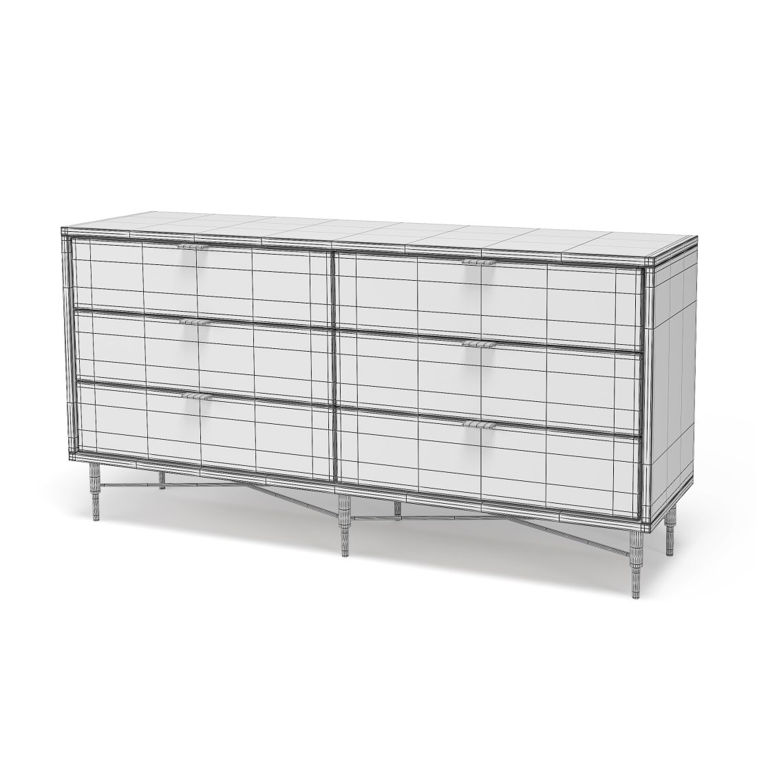 Tod Von Mertens Chados Dresser - 3D Model for Corona