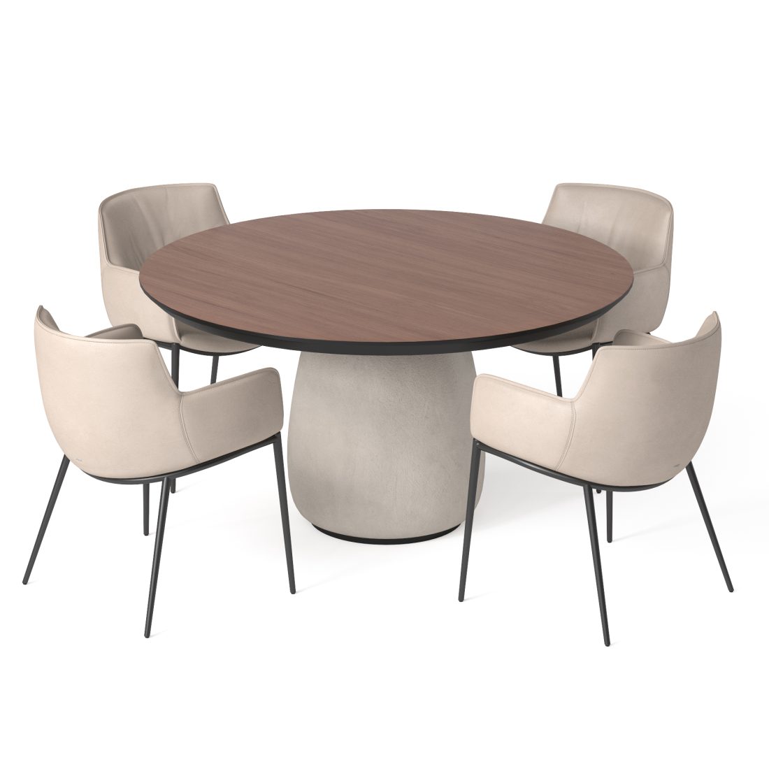 Cattelan Italia Botero And Rhonda Chair 3D Model for VRay, Corona | CGMood