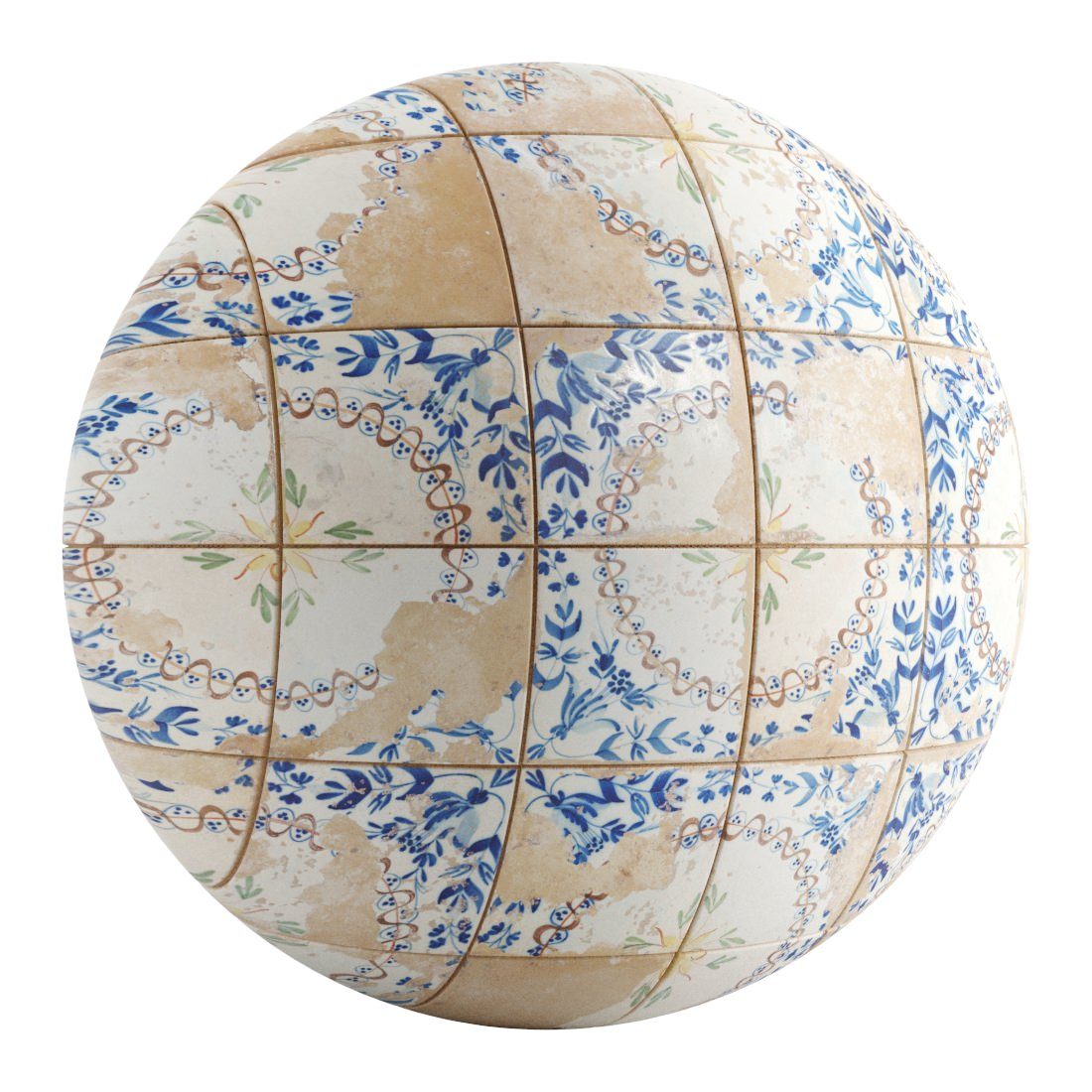 Ceramic Tile HO38181 4k Pbr Seamless - 3D Model for VRay, Corona, VRay