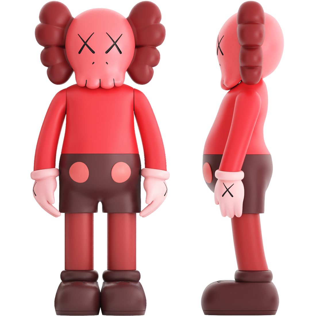 Kaws Red Figure Collection - 3D Model for VRay, Corona