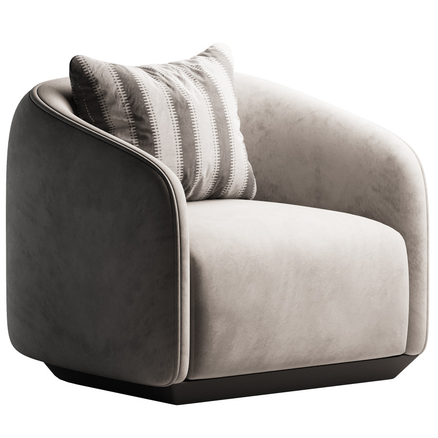 Rivas Armchair - 3D Model for Corona