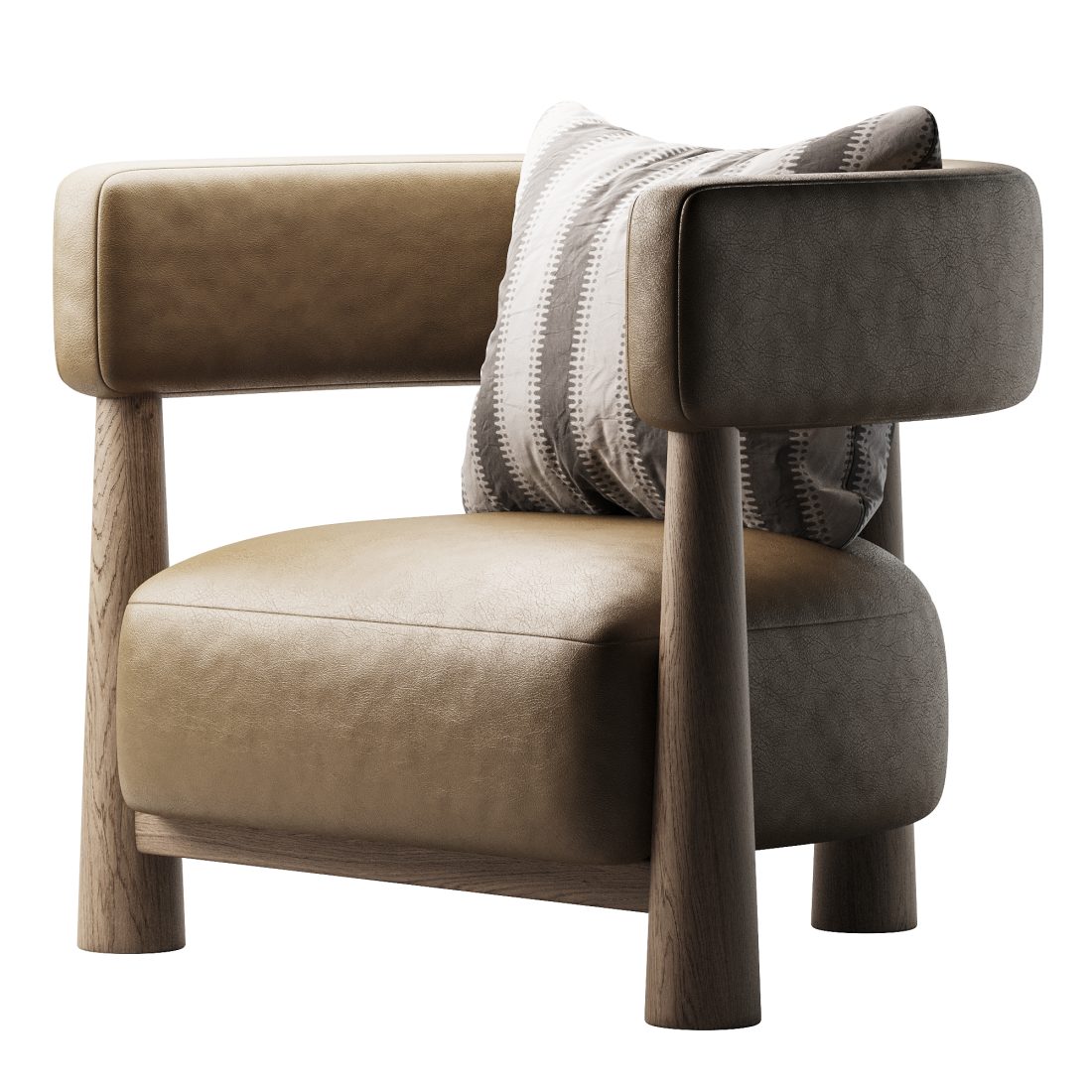 Contemporary Oair Italian Armchair 3D Model for Corona | CGMood