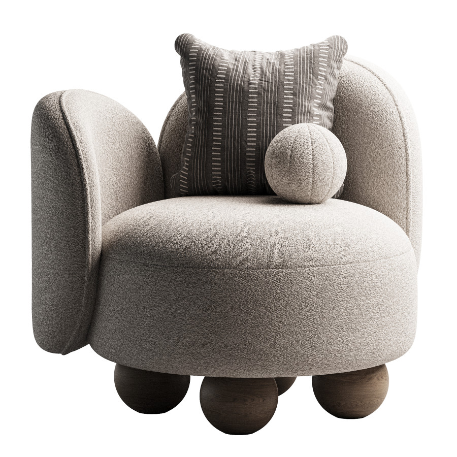 Manon Armchair 3D Model for Corona | CGMood