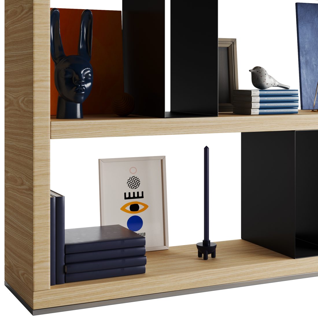 Flexform Braidense Bookshelf 3D Model for Corona | CGMood