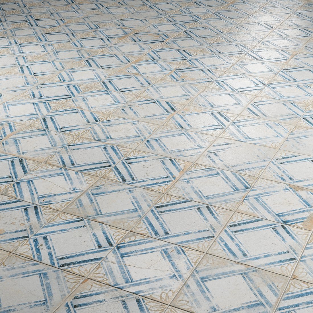 Ceramic Tile R4A38176 4k Pbr Seamless - 3D Model for VRay, Corona, VRay