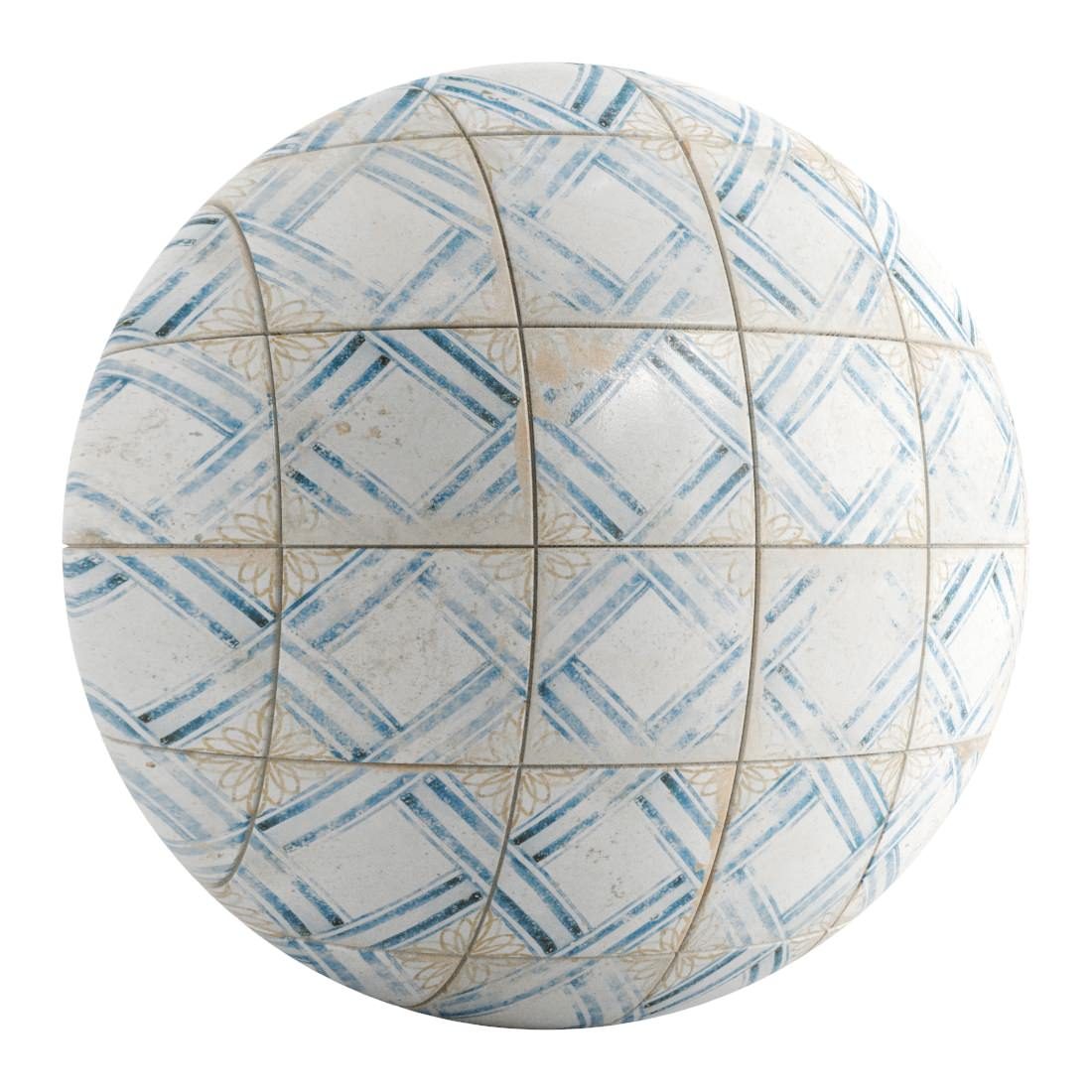 Ceramic Tile R4A38176 4k Pbr Seamless - 3D Model for VRay, Corona, VRay