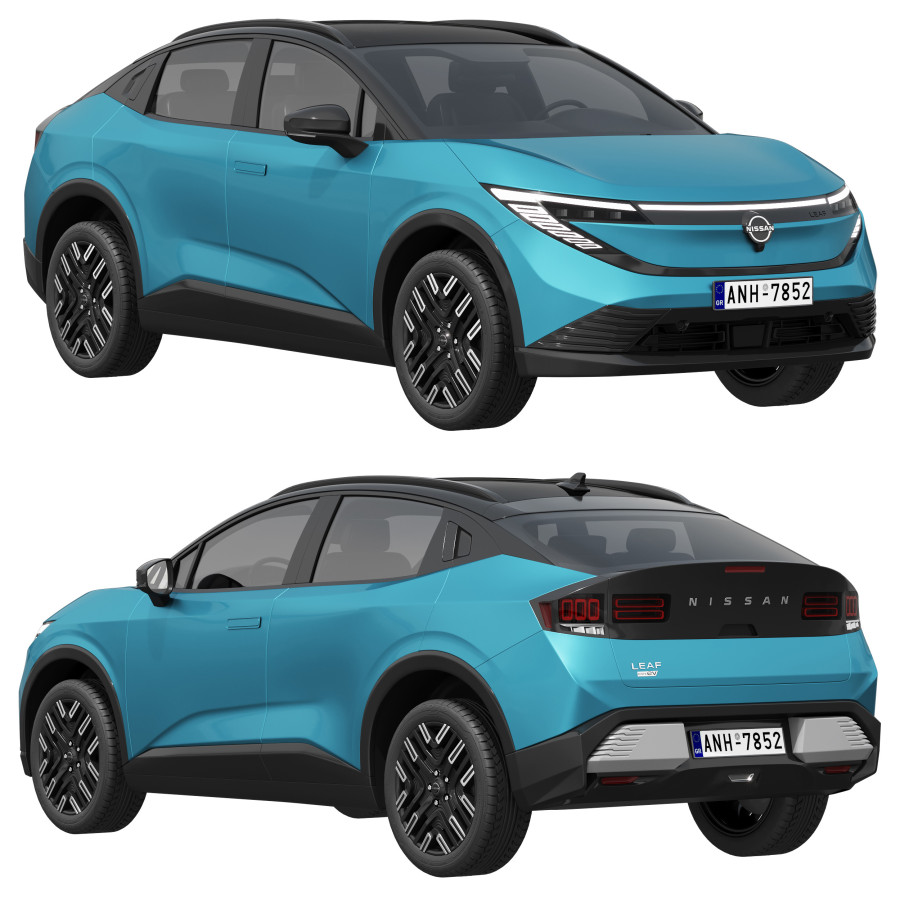 Nissan Leaf 2026 - 3D Model for Corona