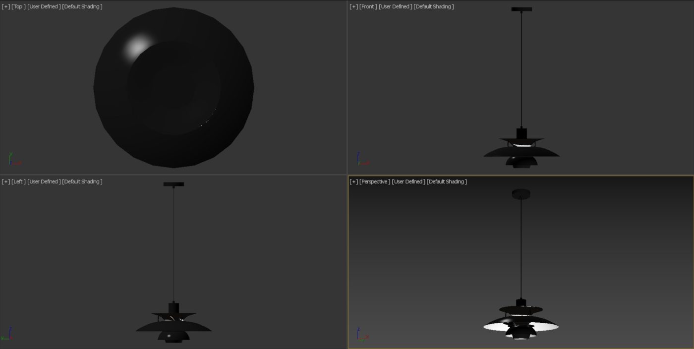 Ph5 Light - 3D Model for VRay