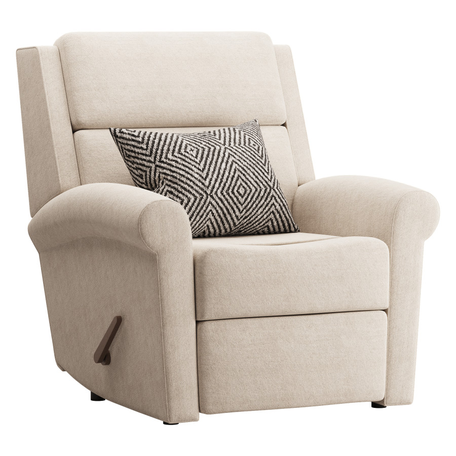 Belle Fabric Recliner 3D Model for Corona | CGMood