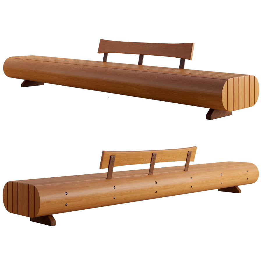 Cyria Bench Migration L - 3D Model for VRay, Corona
