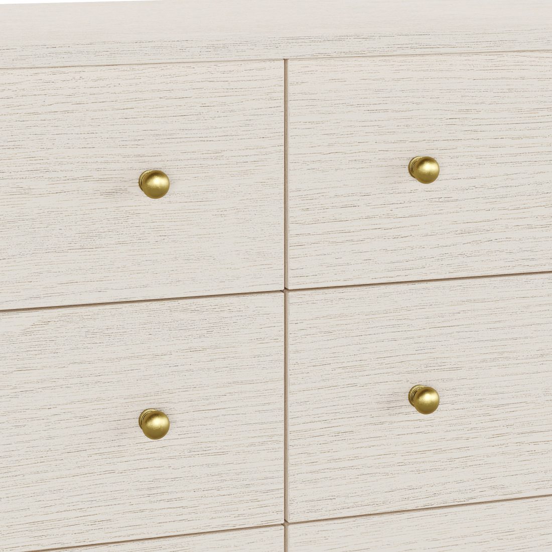 Camille 6-Drawer Dresser - 3D Model for Corona