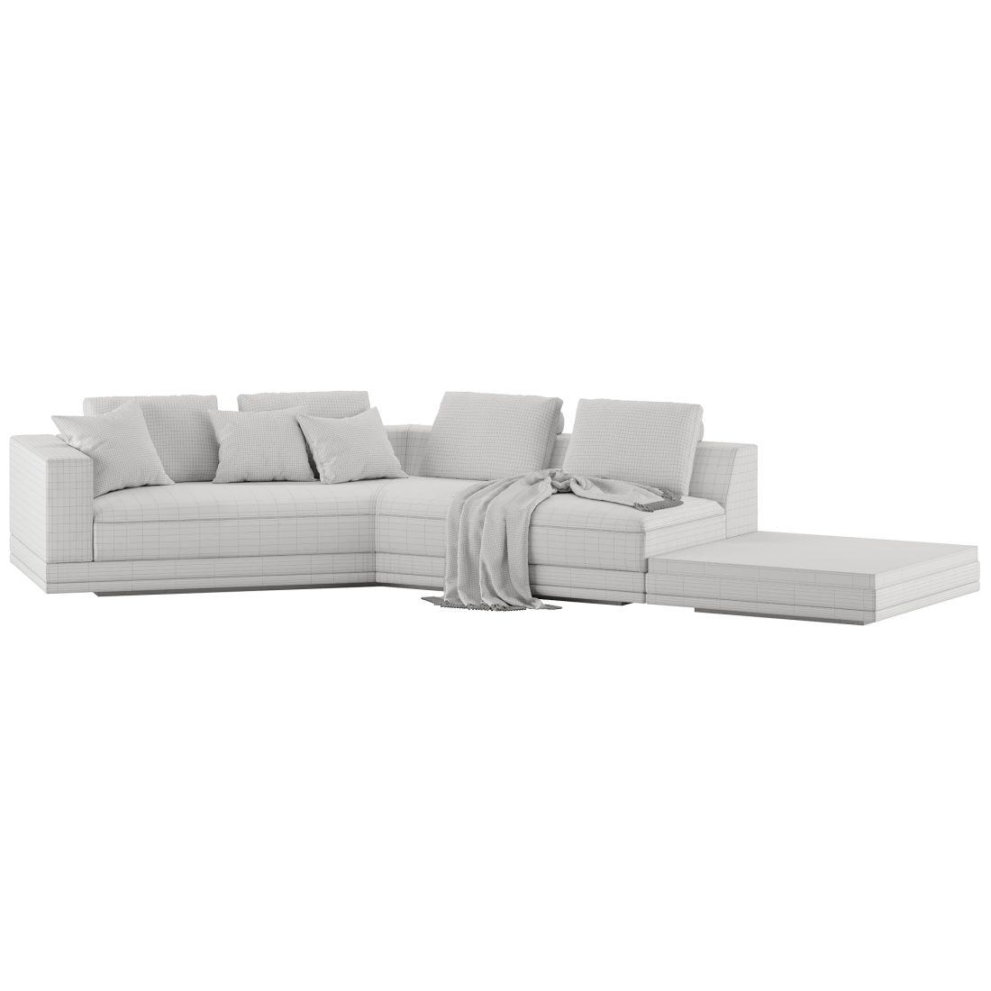 Sofa Saphir 3D Model for Corona | CGMood