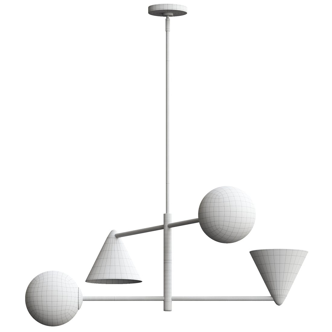 Cosmo Chandelier 3D Model for Corona | CGMood