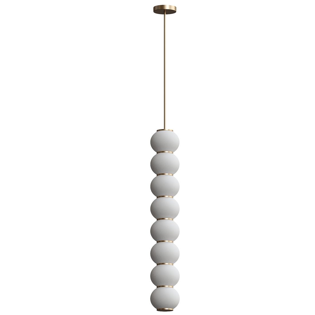 Pearls Double Suspension - 3D Model for Corona