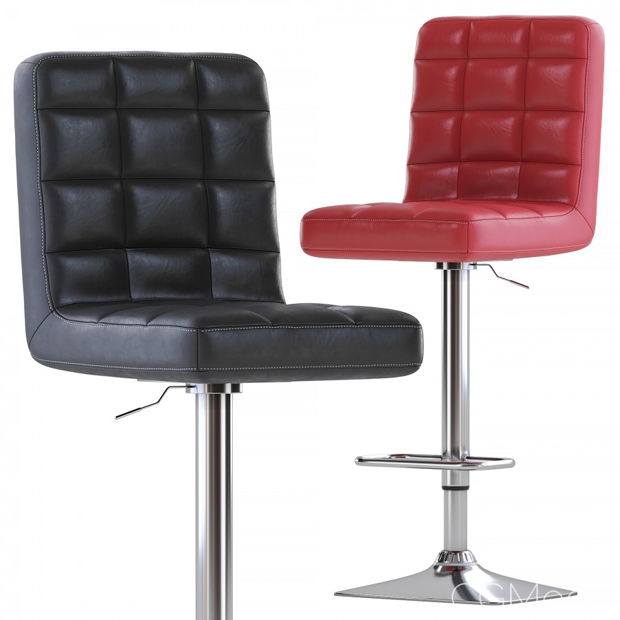 Axel High-back Adjustable Bar Stool 3D Model for Corona | CGMood