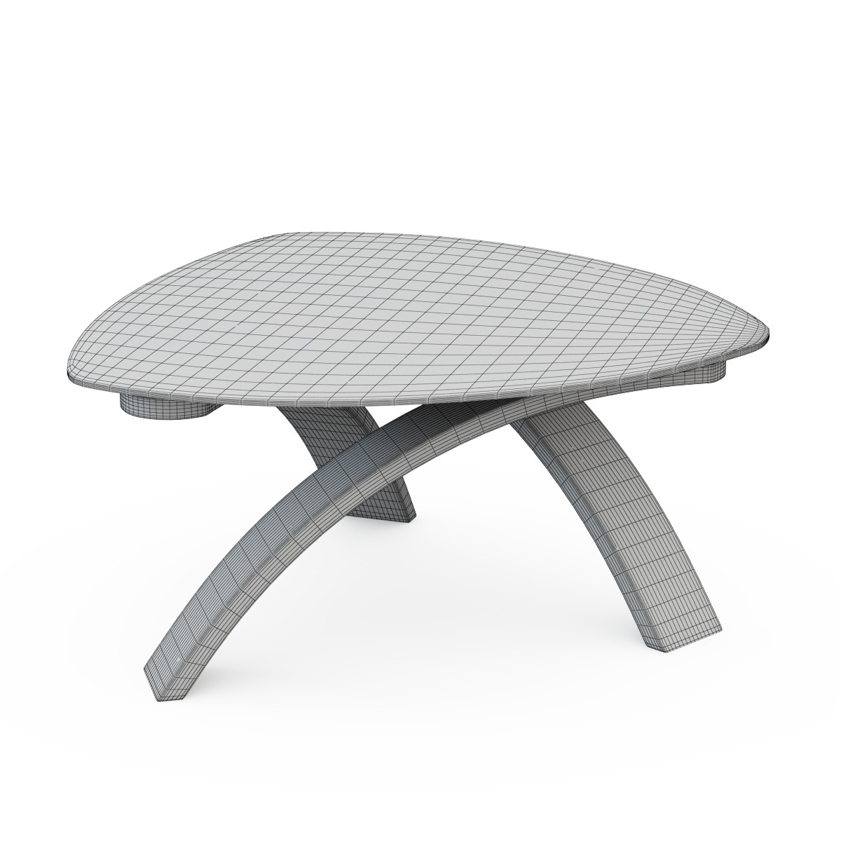 Cocktail Table - 3D Model for VRay