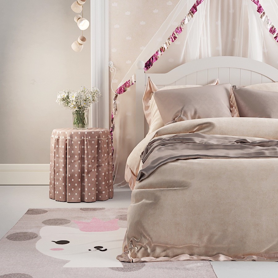 Princess Bedroom 3D Model for VRay, Corona | CGMood