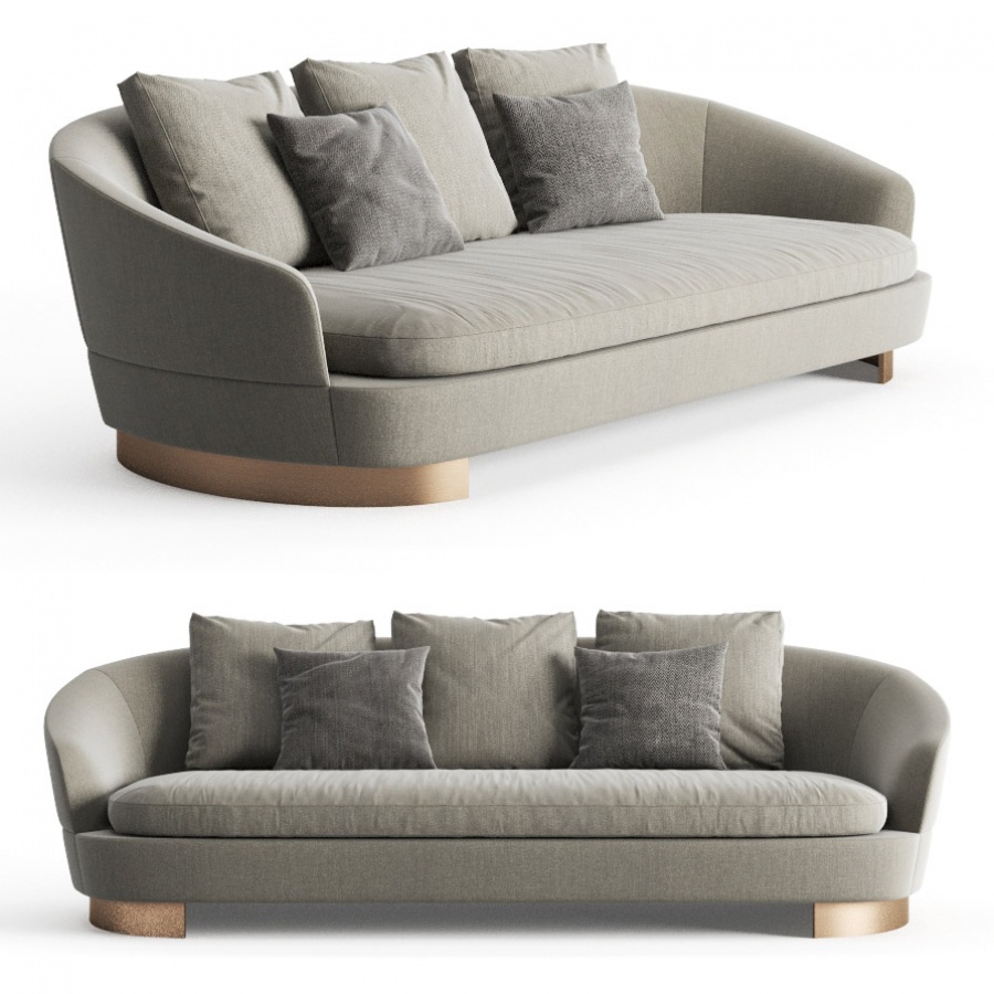 Jacques Sofa 3 - 3D Model for VRay