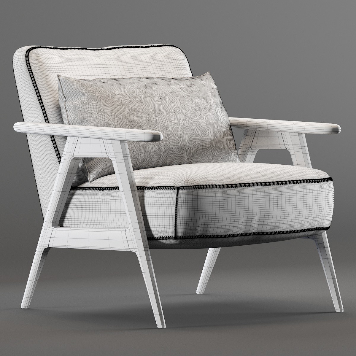 John Lewis & Partners Hendricks Accent Chair - 3D Model for Corona