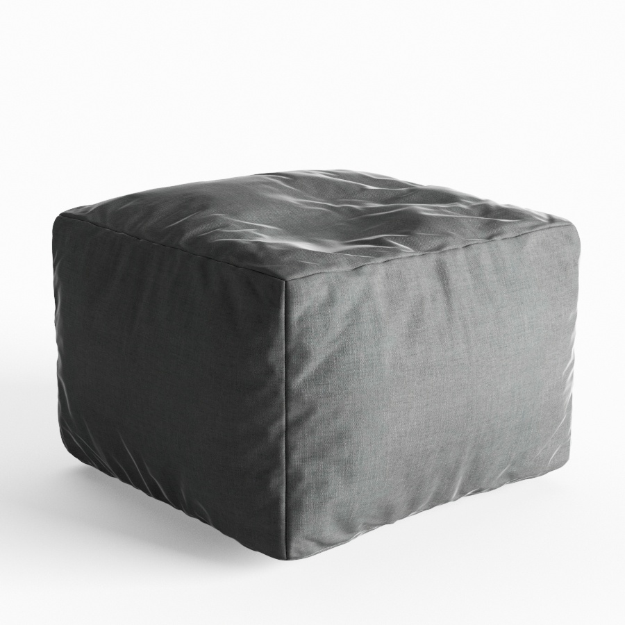 Soft Pouf - 3D Model for VRay