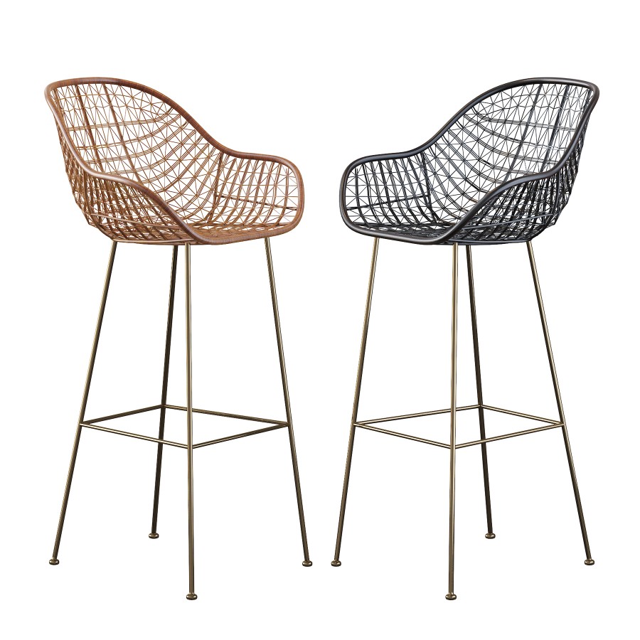 Pacific Basket Barstool 3D Model for Corona | CGMood