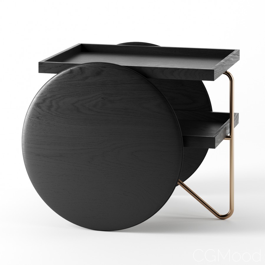 Chariot Table By Casamania & Horm - 3D Model for Corona