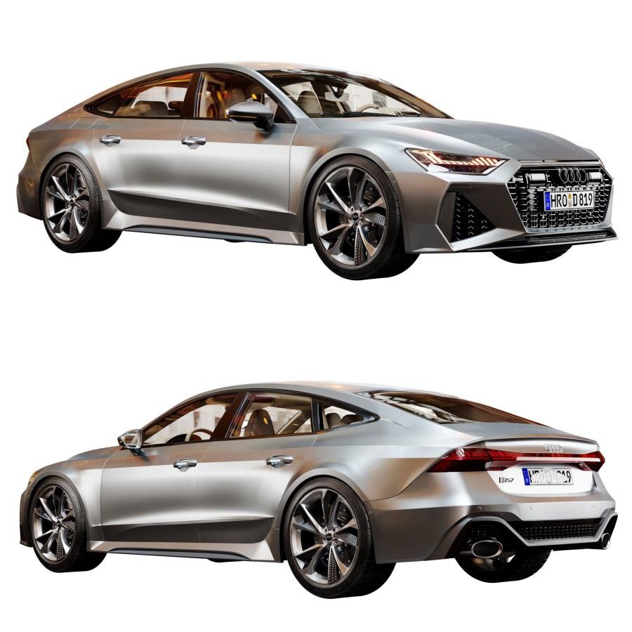 Audi Rs7 Sportback 2020 - 3D Model for Corona