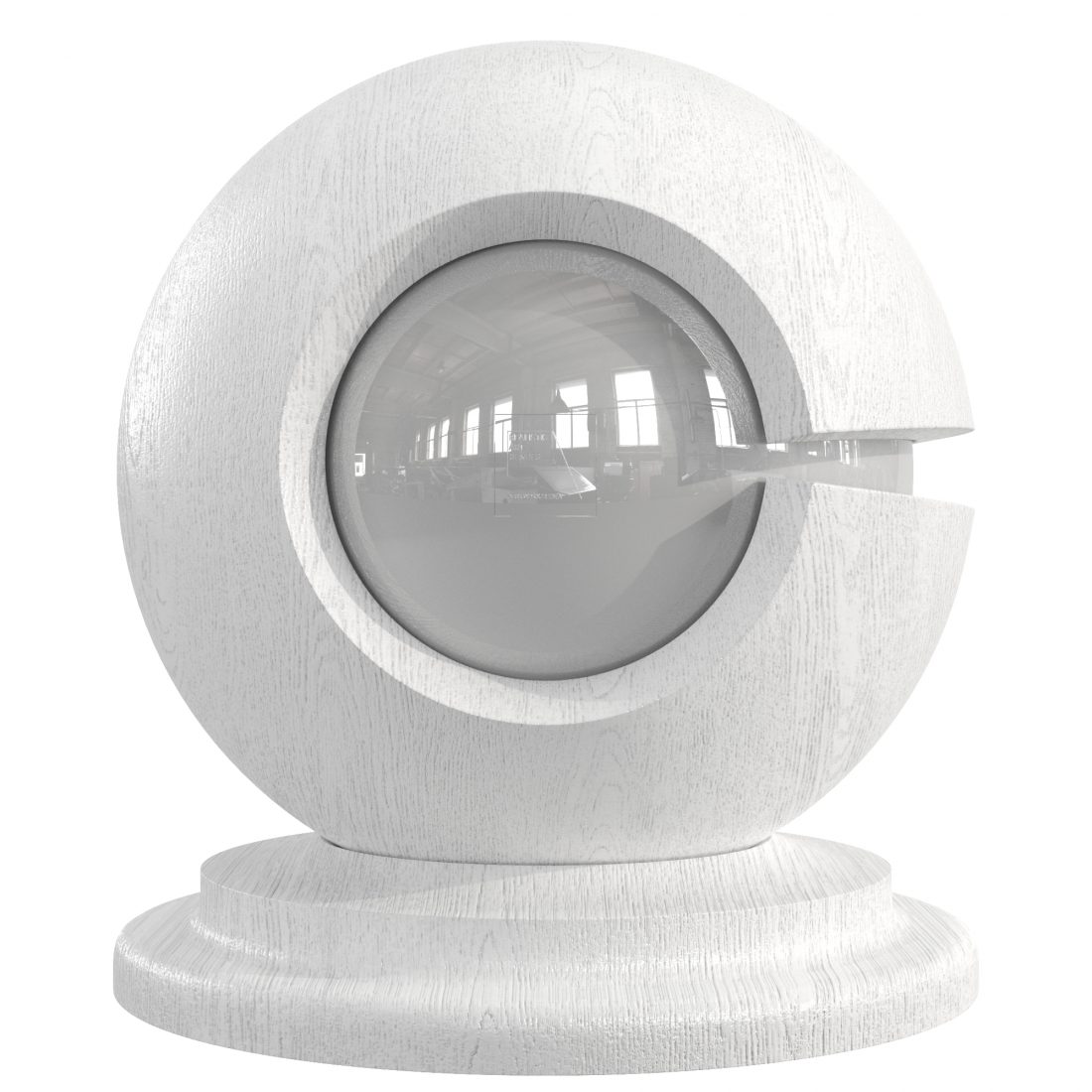White Light Wood - 3D Model for VRay, Corona