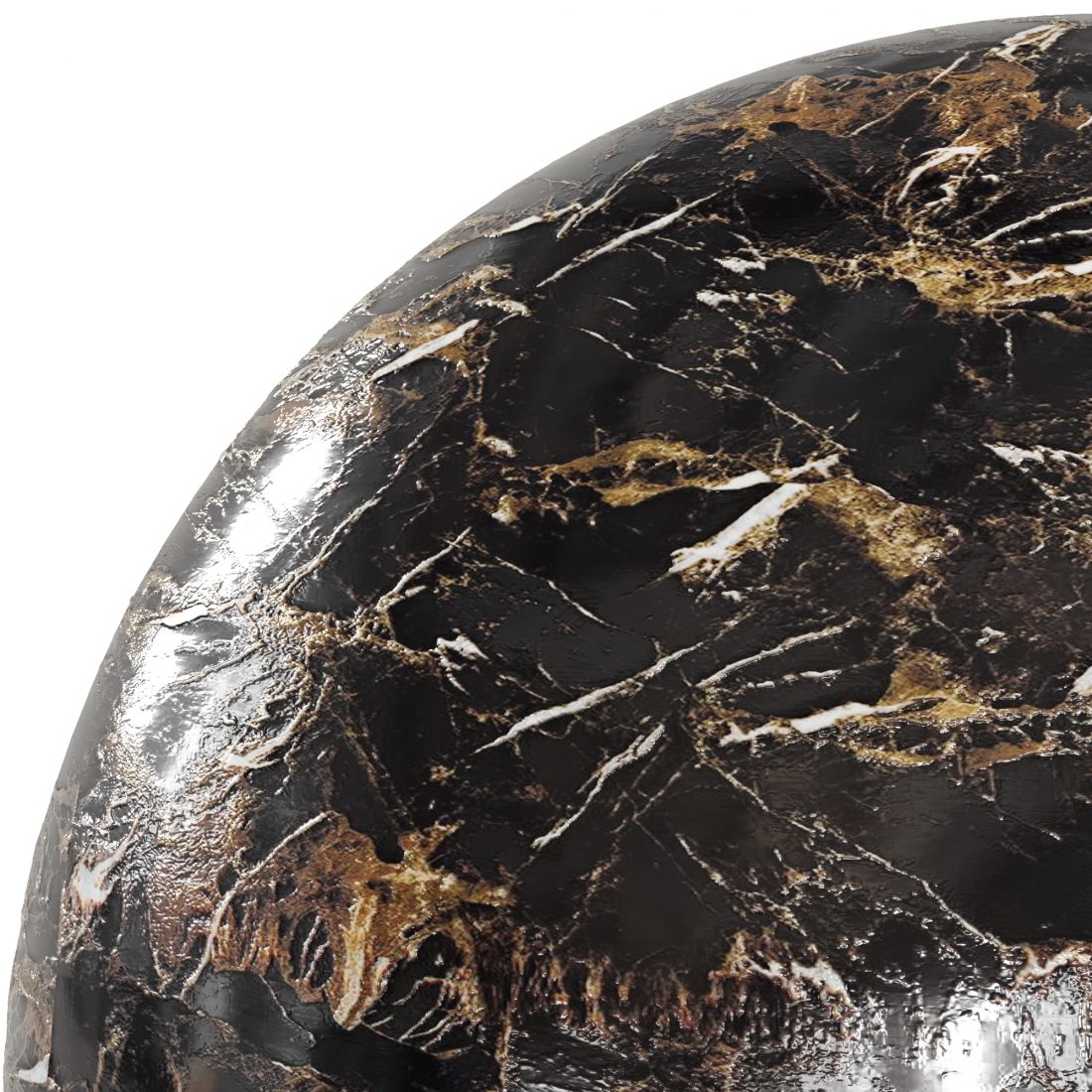 Dark Caramel Marble Texture / PBR Material | CGMood