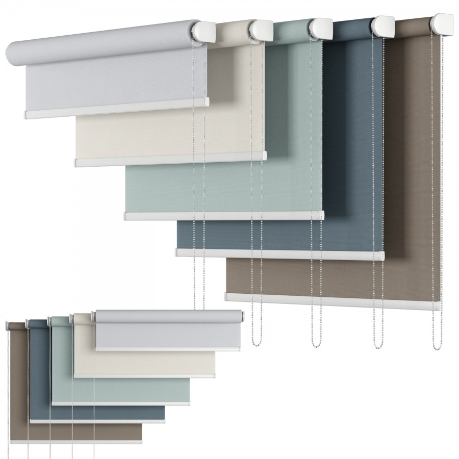 Roller Blind 74 | Swift Direct Blinds | Bella - 3D Model for VRay, Corona