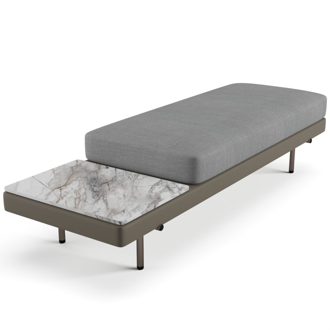 Torii Bench, Ottoman Set - 3D Model for VRay, Corona