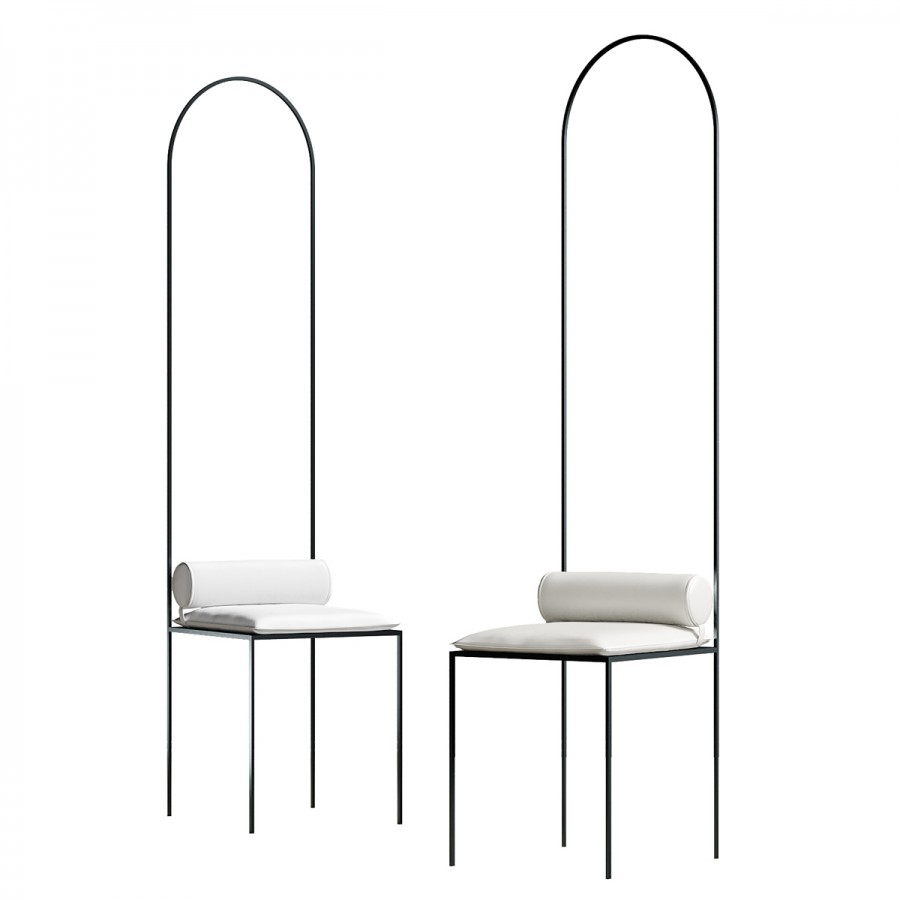 Layered Back Dining Chair By Studio Paolo Ferrari - 3D Model for Corona
