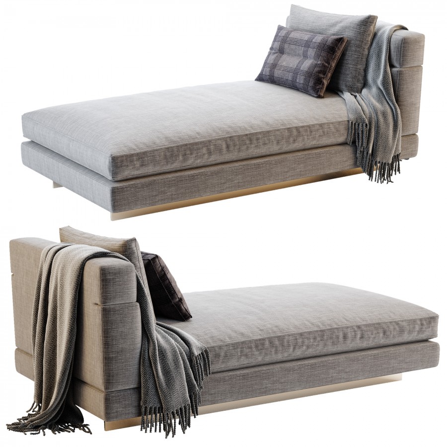 Alexander_daybed - 3D Model for VRay, Corona