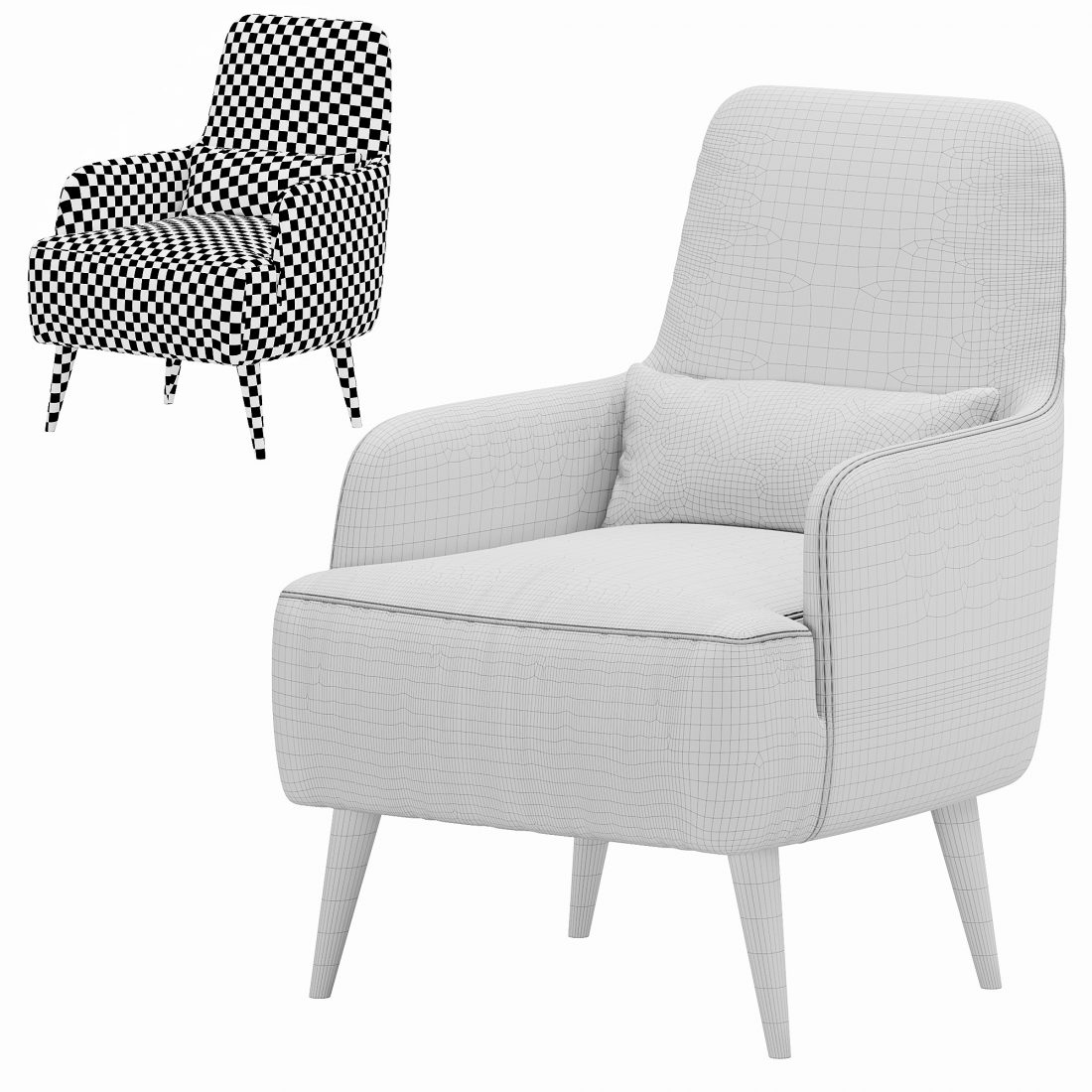 Ditre Italia Ray - 3D Model for VRay, Corona